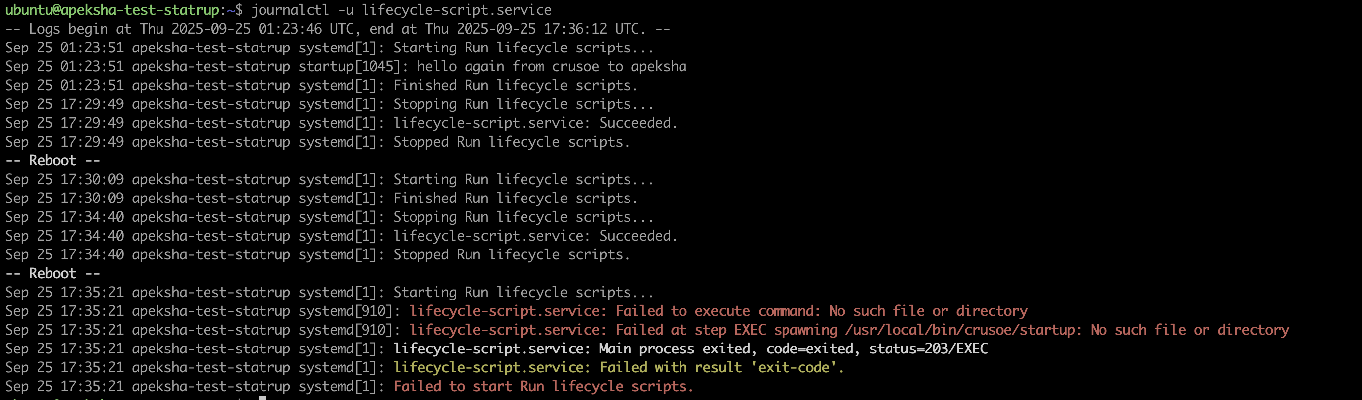 How-To Prevent Re-Execution of Crusoe Lifecycle Scripts – Crusoe Support