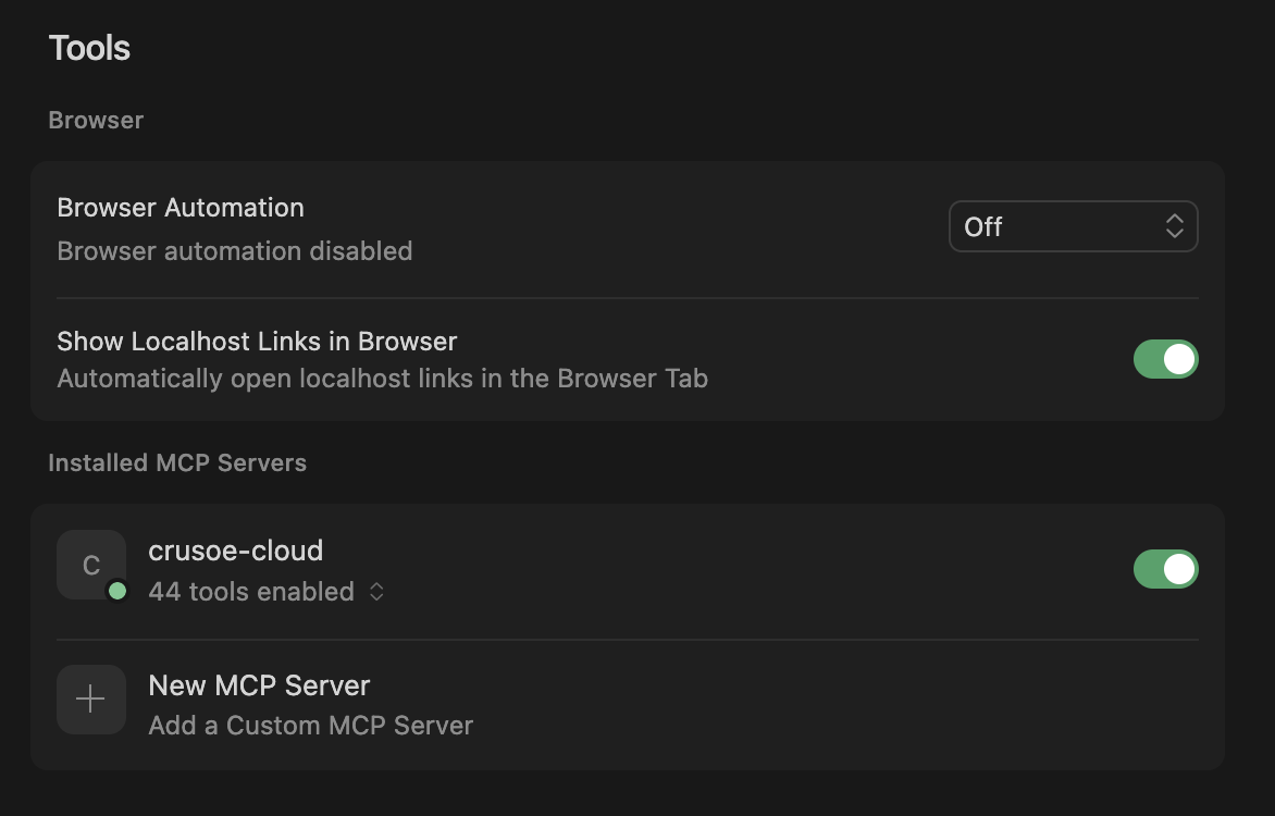 How To Set Up the Crusoe Cloud MCP Server With Claude, Cursor, and ...